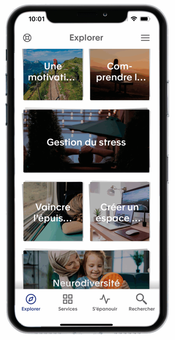 App Lyra Wellbeing Hub
